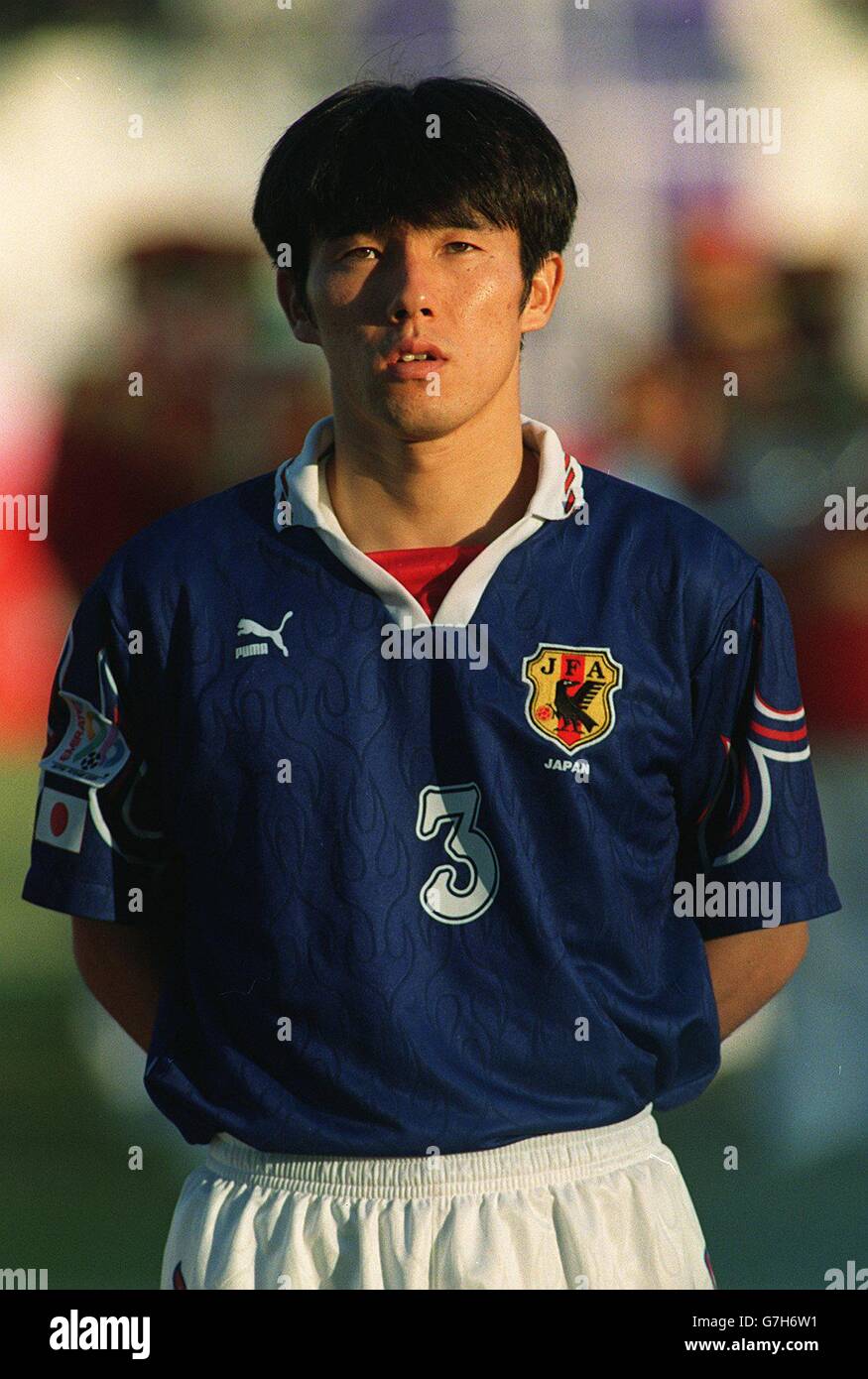 International Soccer. ASIA'96. Japan v China. Naoki Soma, Japan Stock ...