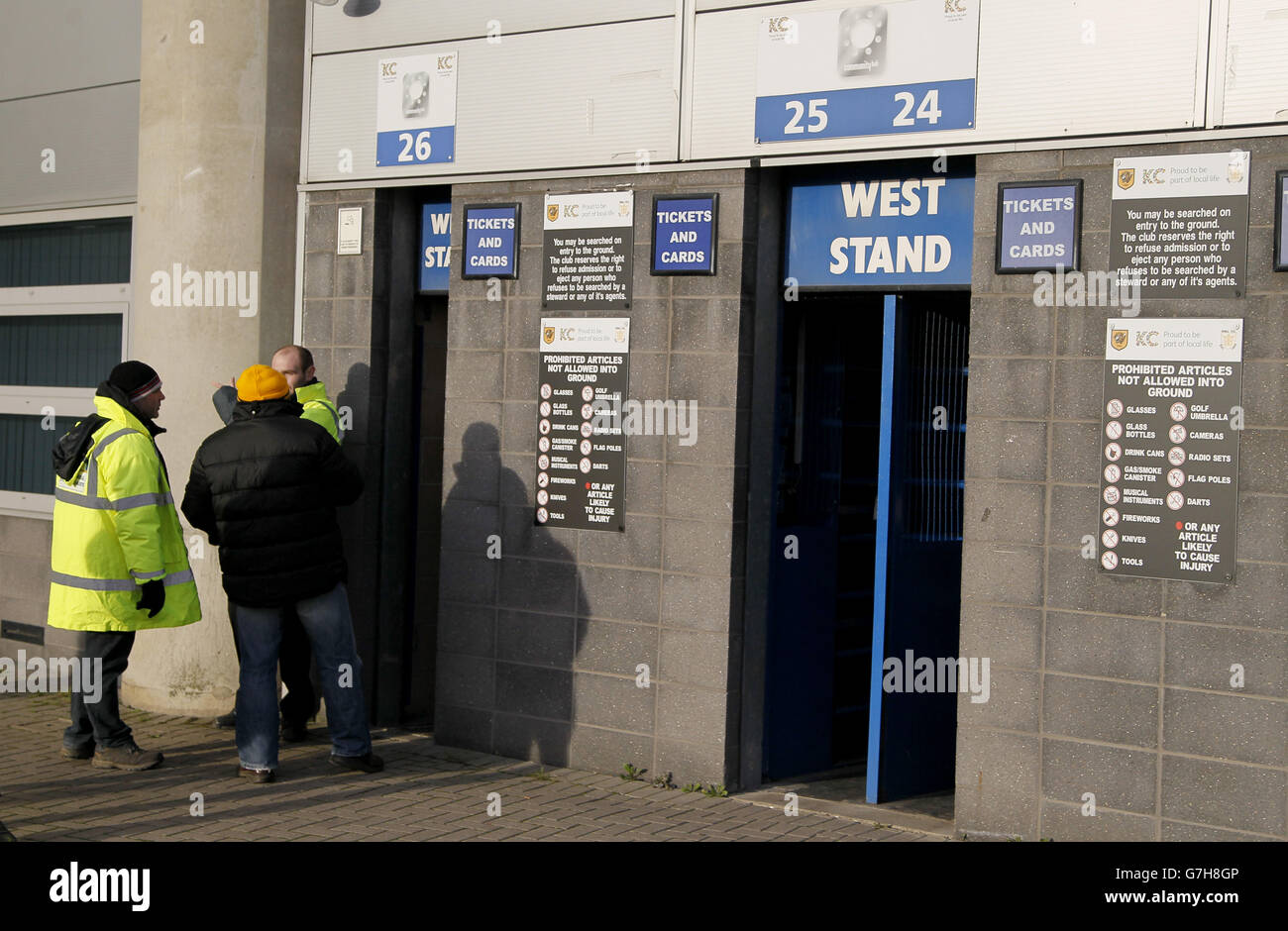Football turnstile hi-res stock photography and images - Alamy