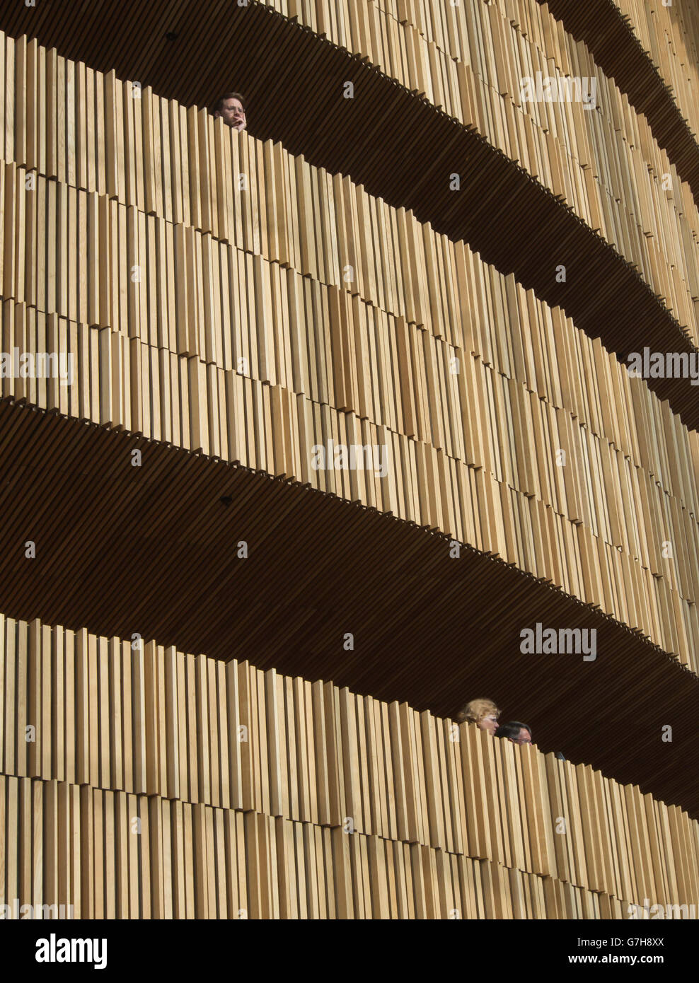 Oslo Norway, the famous National Opera House by the architects Snohetta ...