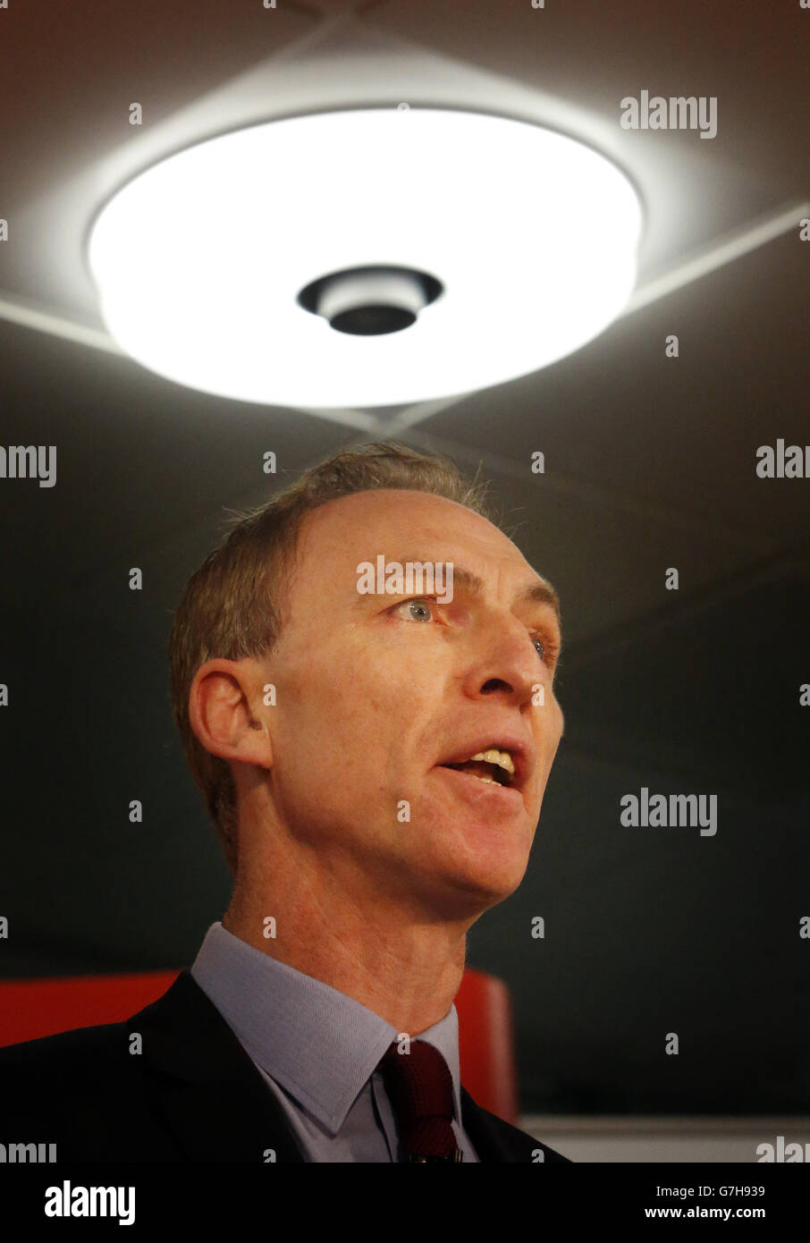 Scottish Labour leader announced Stock Photo - Alamy