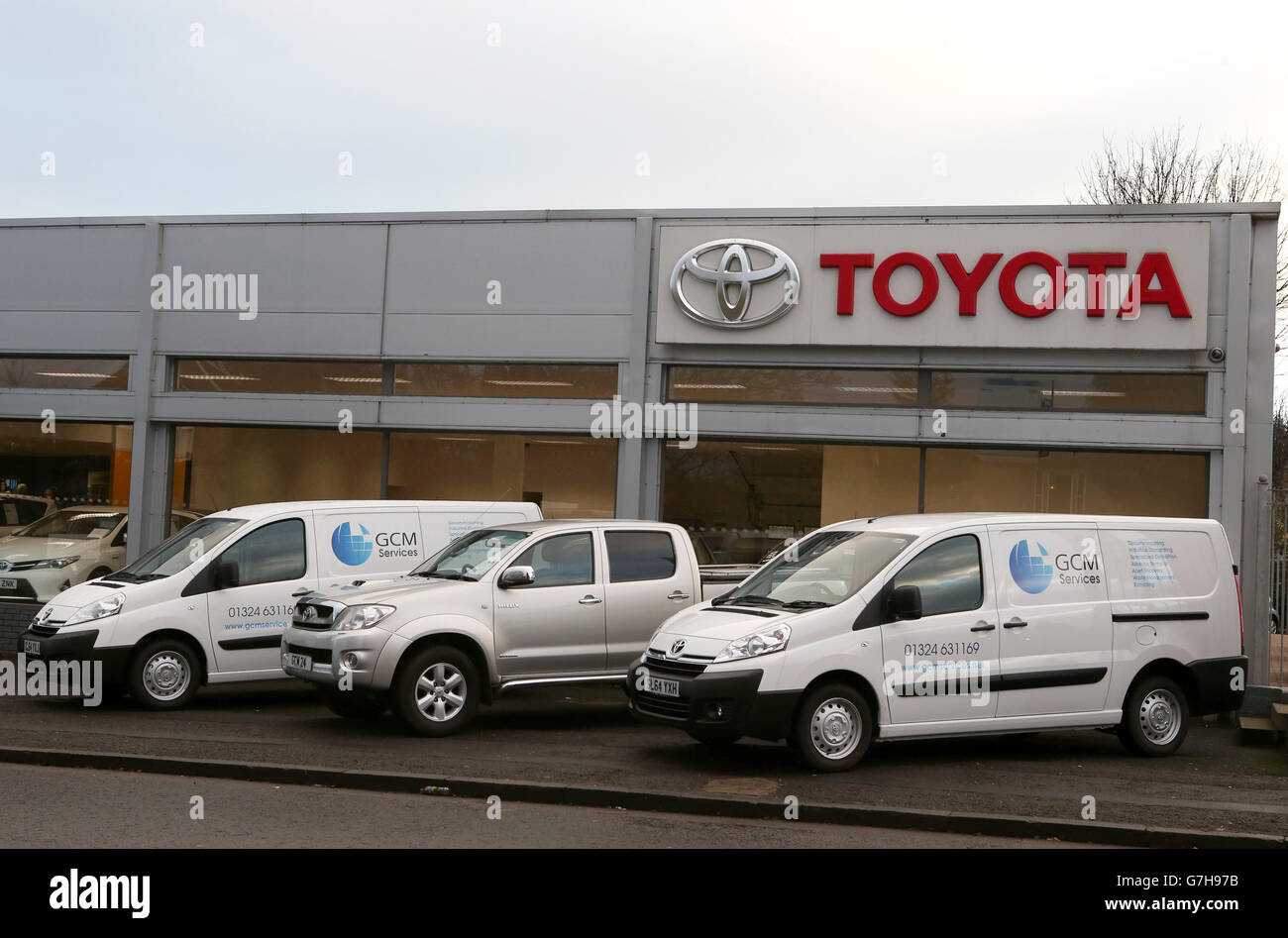 Toyota fleet handover to toyota sdm in falkirk hi-res stock photography ...