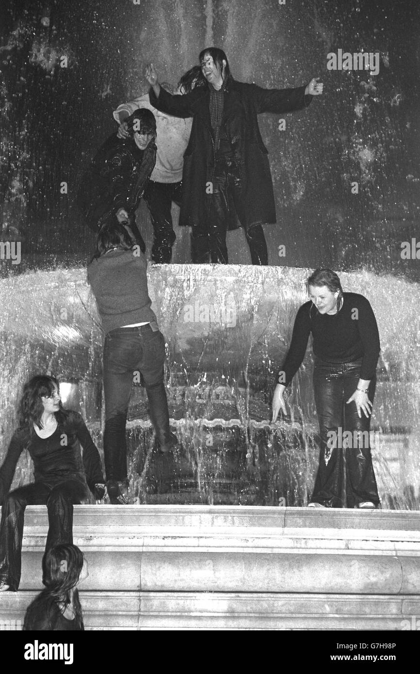 [a group in square Black and White Stock Photos & Images - Alamy