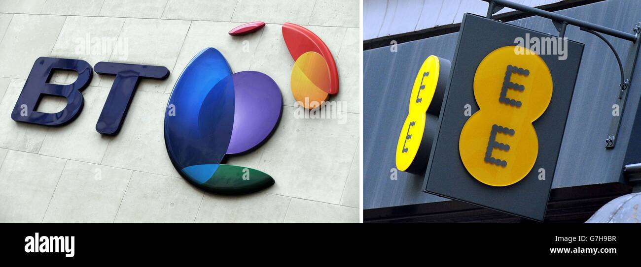 BT acquirement of EE Stock Photo - Alamy