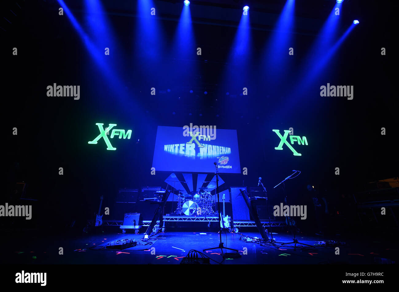 Xfm Winter Wonderland - Manchester. Xfm branding at Xfm's Winter ...