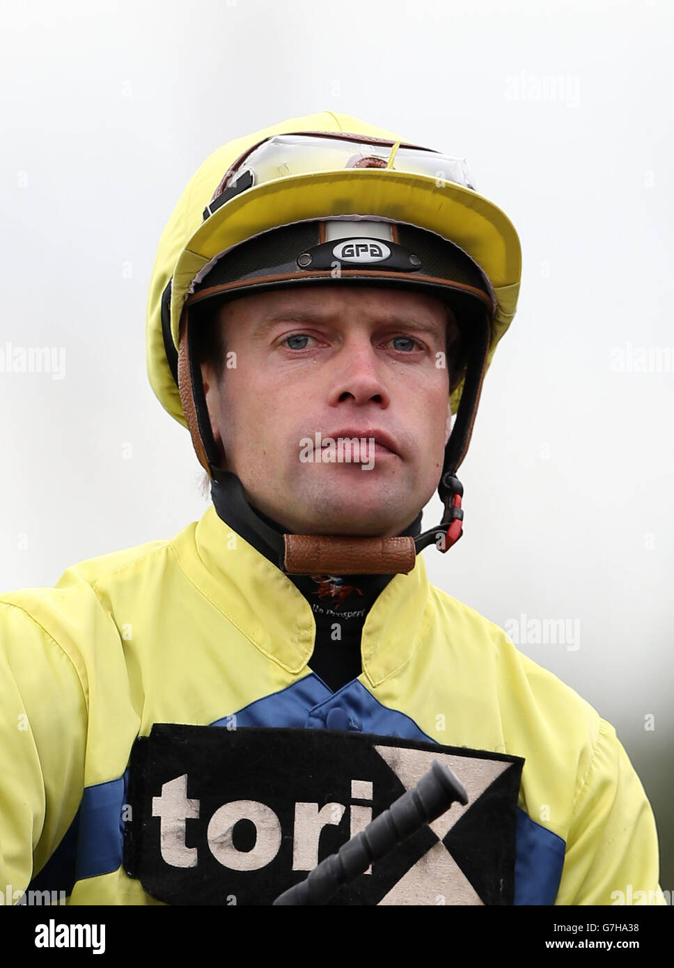Horse Racing - Southwell Racecourse. Danny Brock, Jockey Stock Photo ...