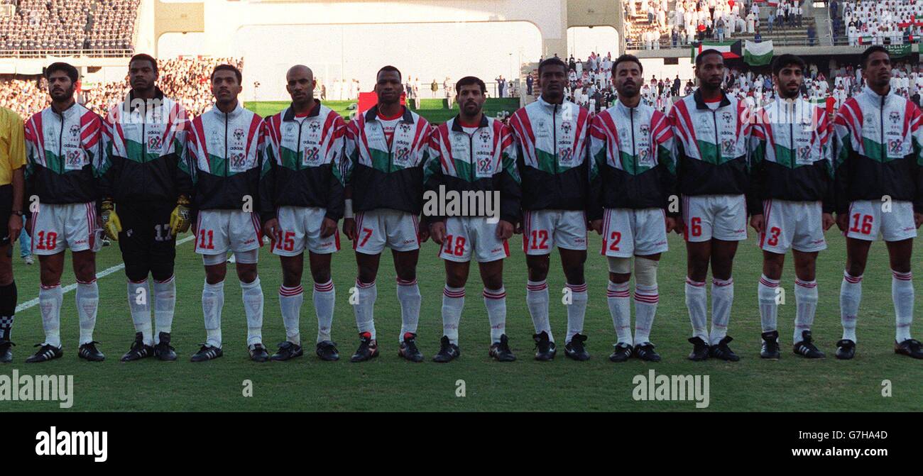 International Soccer ... ASIA'96 ... UAE v Kuwait Stock Photo - Alamy