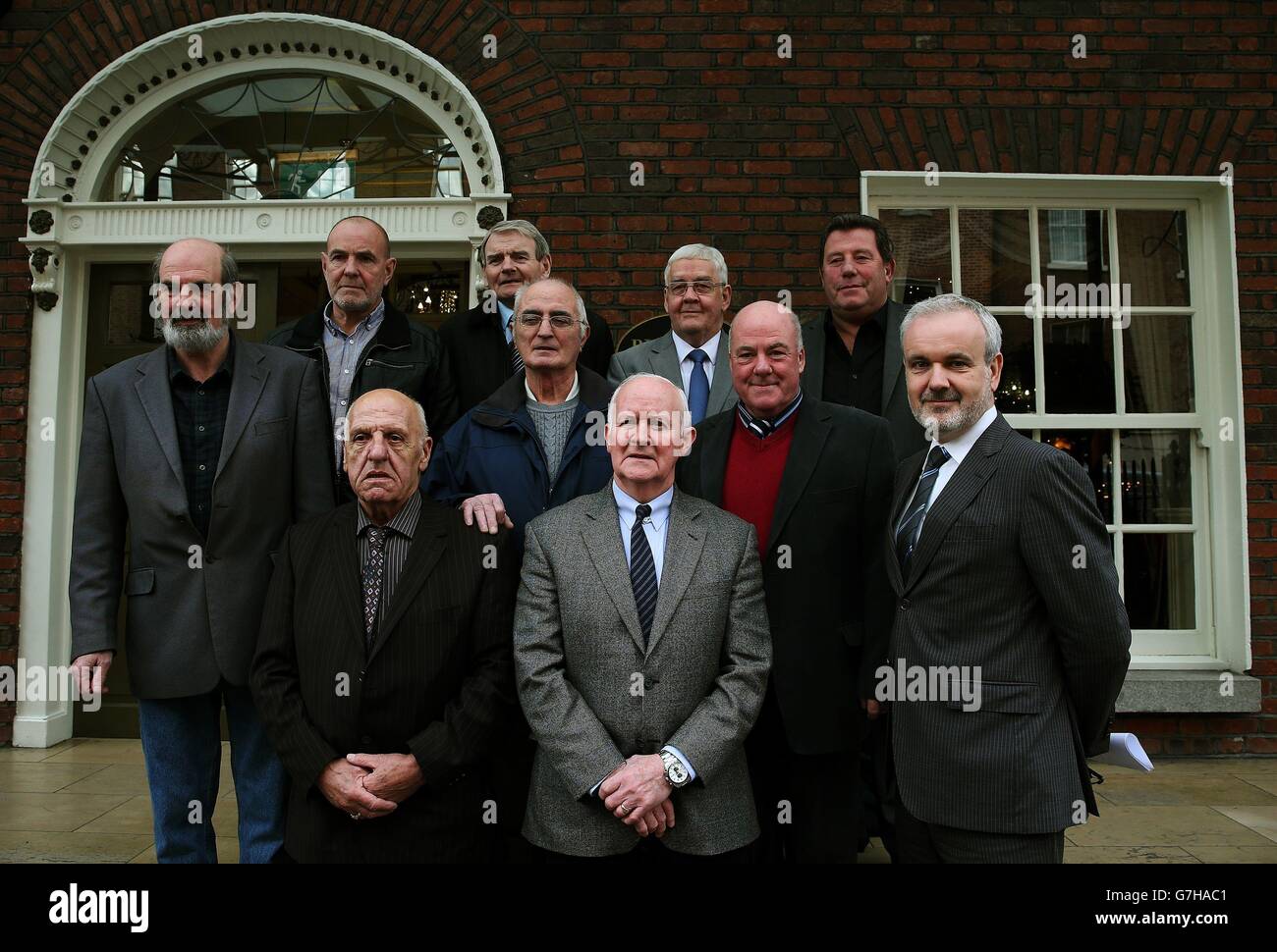 Middle row from left kevin hannaway hi-res stock photography and images ...