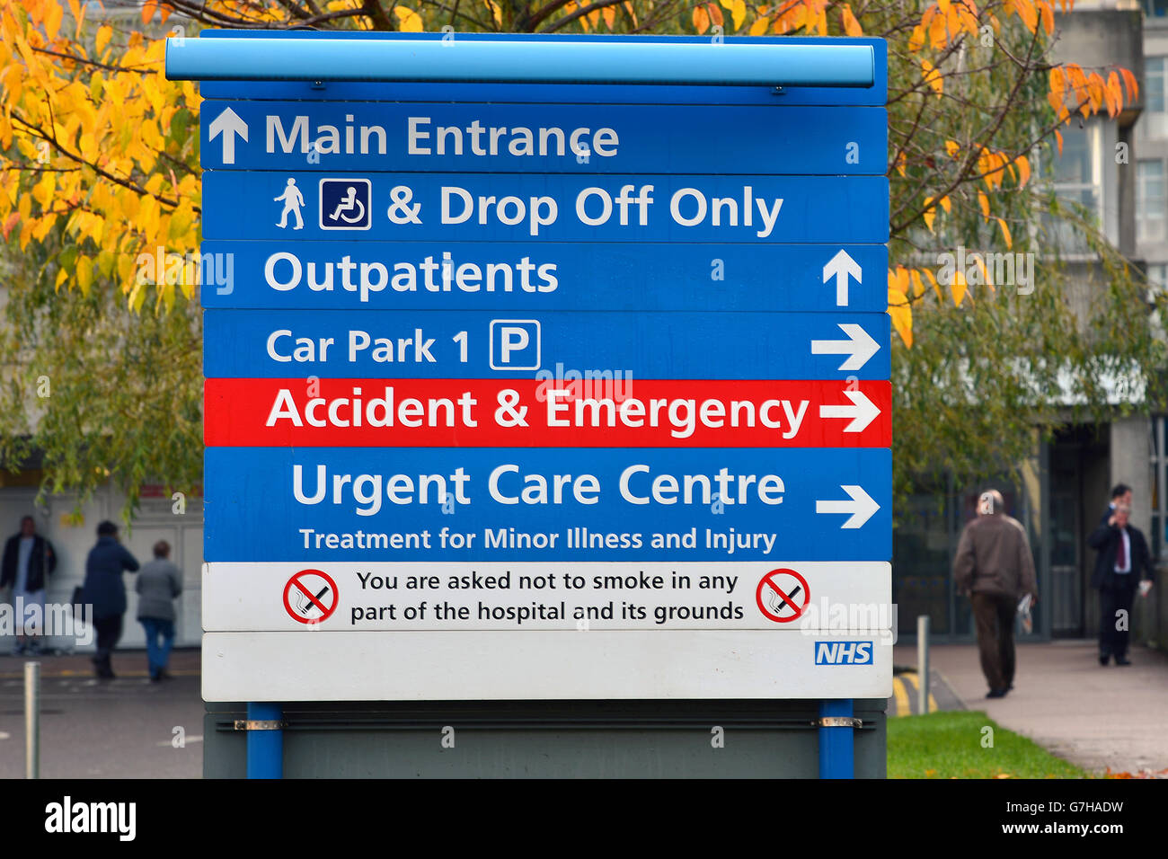 General view of Northwick Park Hospital as staff in England and ...