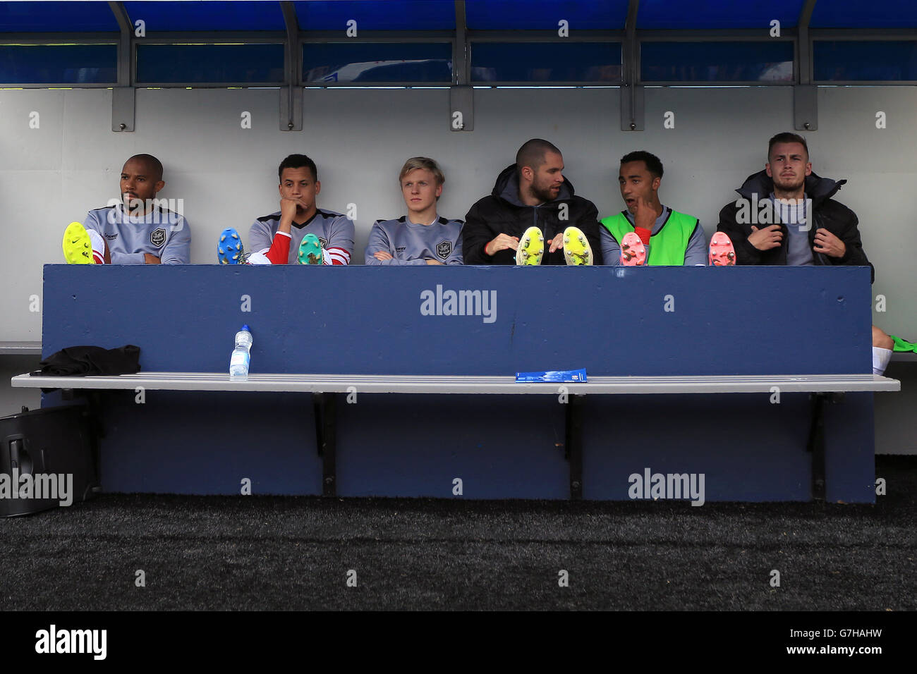 Nicky maynard simon moore on bench hi-res stock photography and images ...