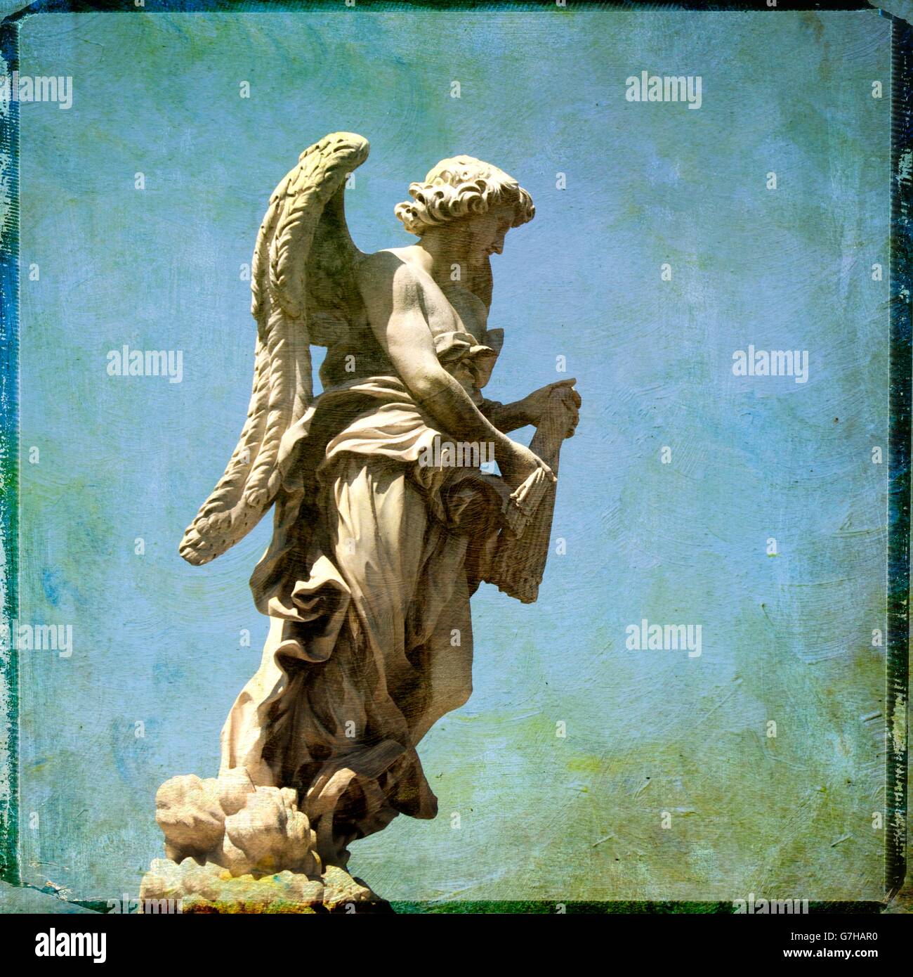 Angel with the Sudarium, Ponte Sant'Angelo, Saint Angel bridge ...