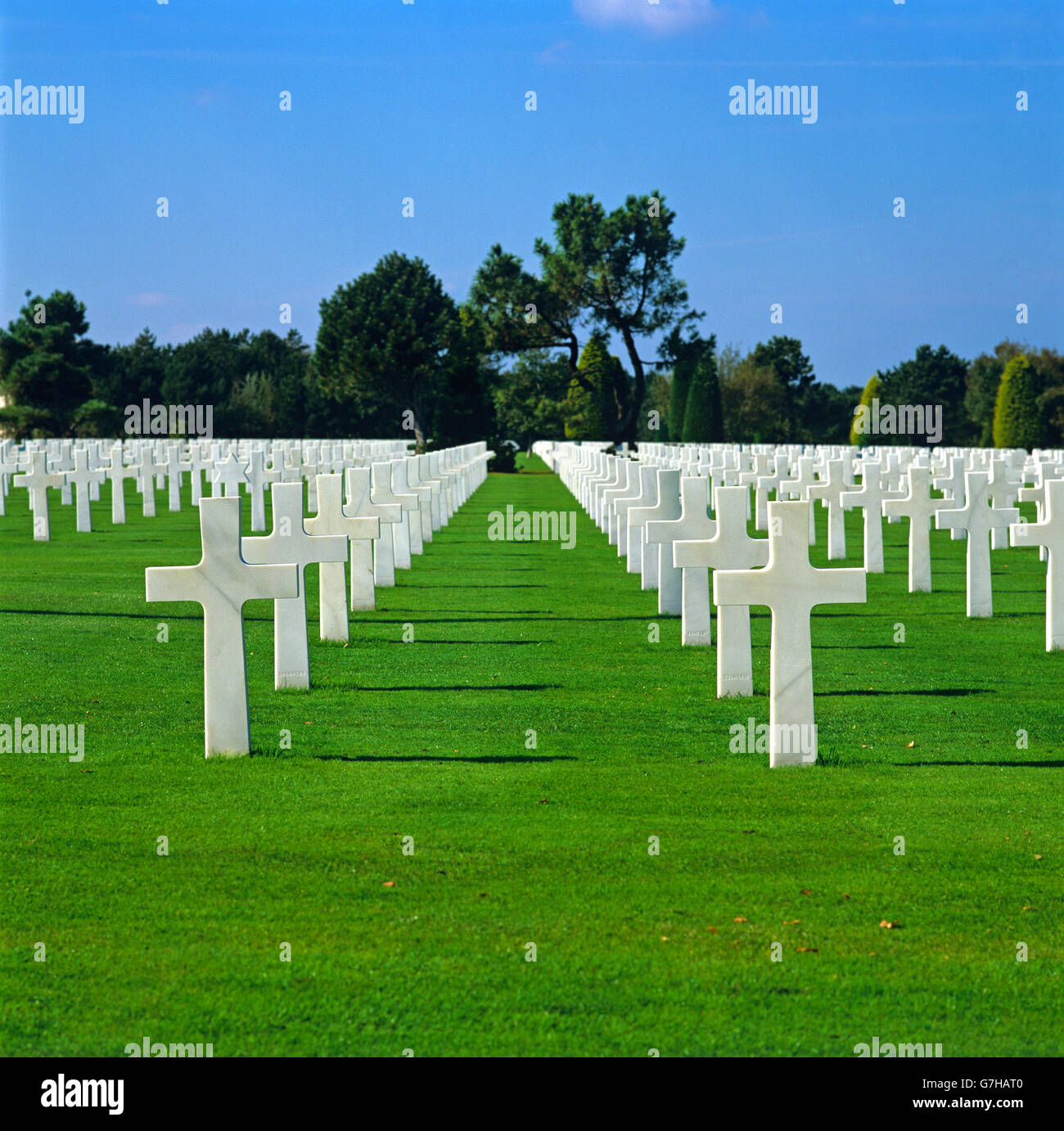 American Military Cemetery, Coleville sur Mer, Normandy, France, Europe ...