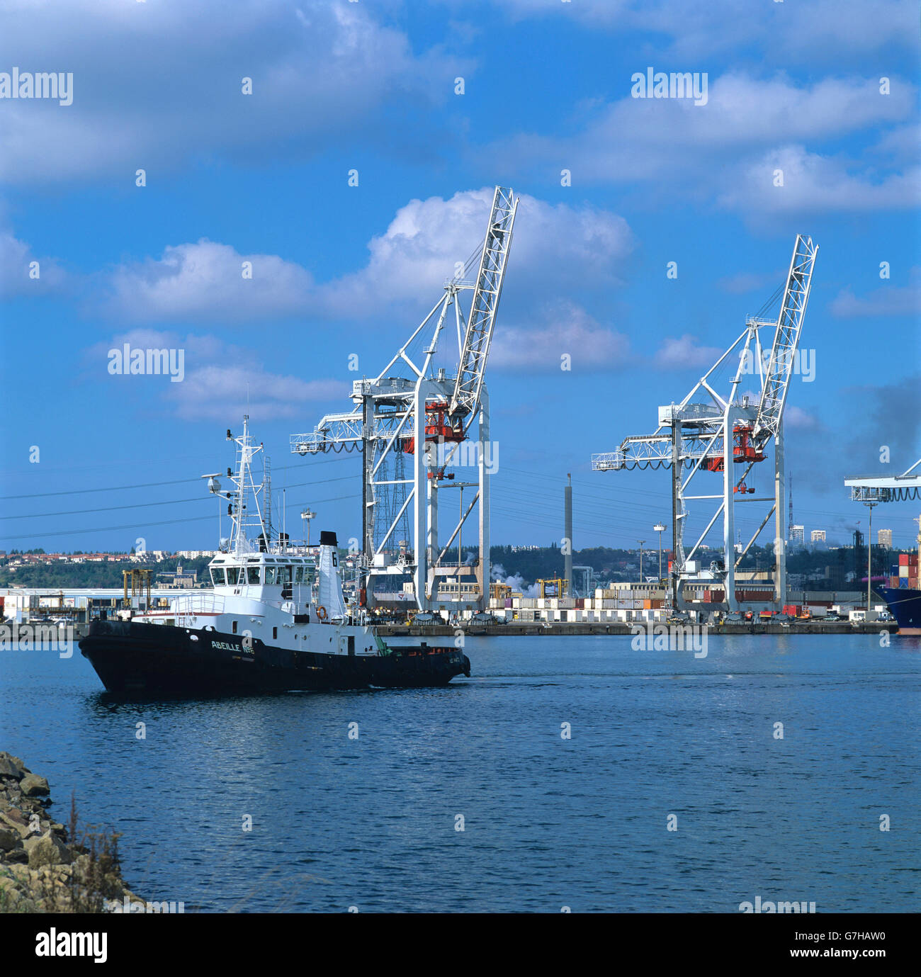 Port of Le Havre, Seine-Maritime, Normandy, France, Europe Stock Photo ...