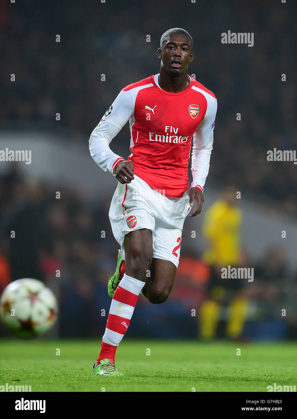 Arsenal's Yaya Sanogo during the UEFA Champions League match at the ...