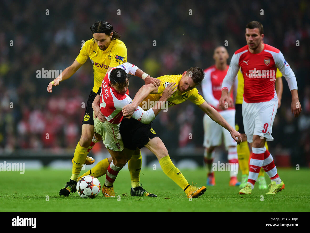Soccer - UEFA Champions League - Group D - Arsenal v Borussia Dortmund ...