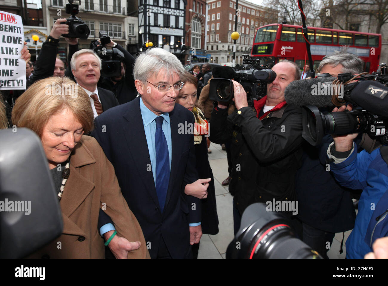 Former cabinet minister Andrew Mitchell MP and his wife Dr Sharon ...