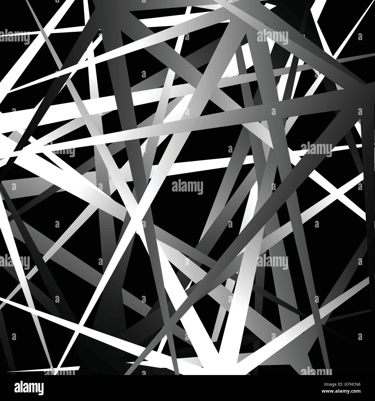 Edgy, pointed random overlapping shapes. Abstract art Stock Vector ...