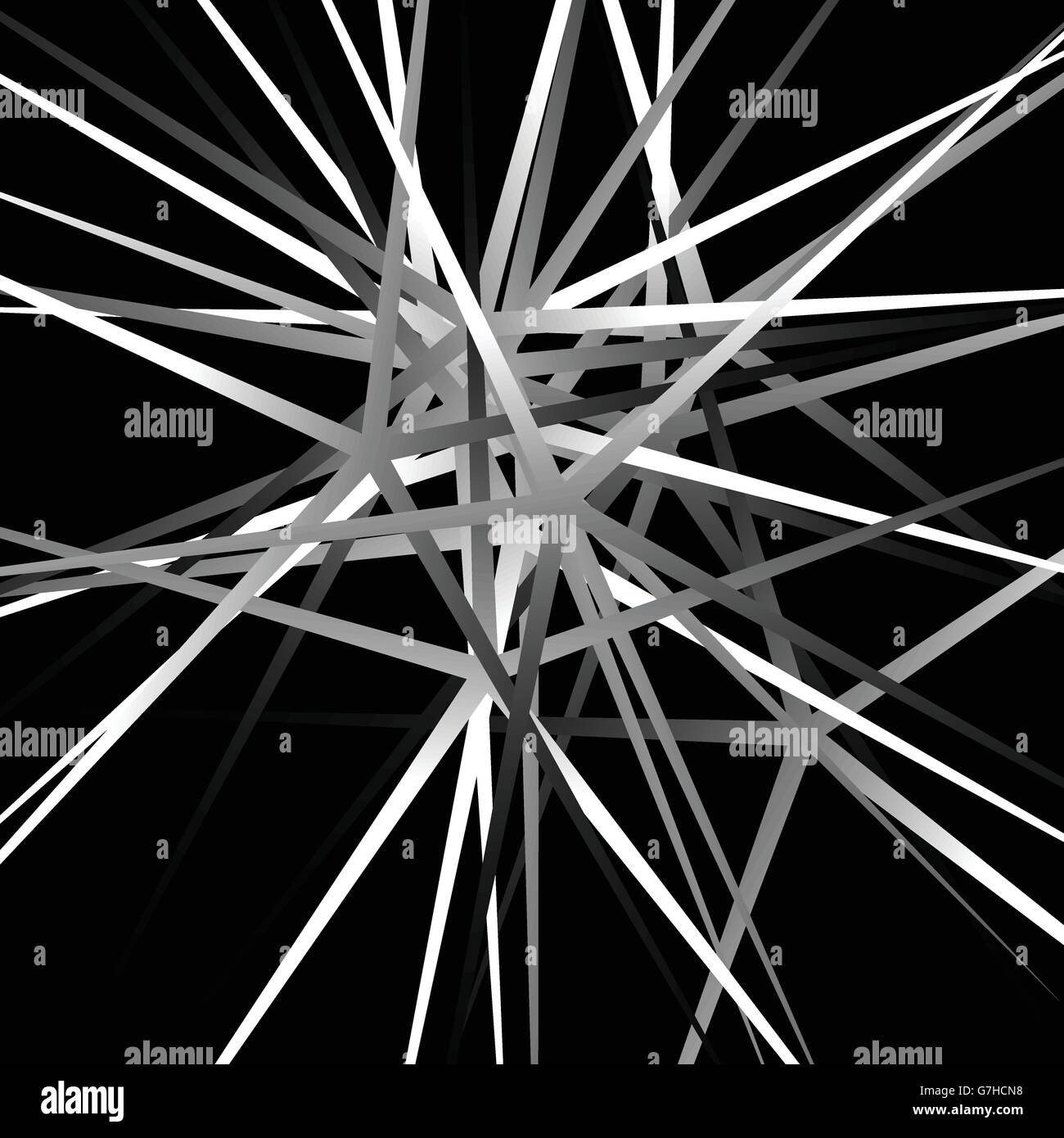 Edgy, pointed random overlapping shapes. Abstract art Stock Vector ...