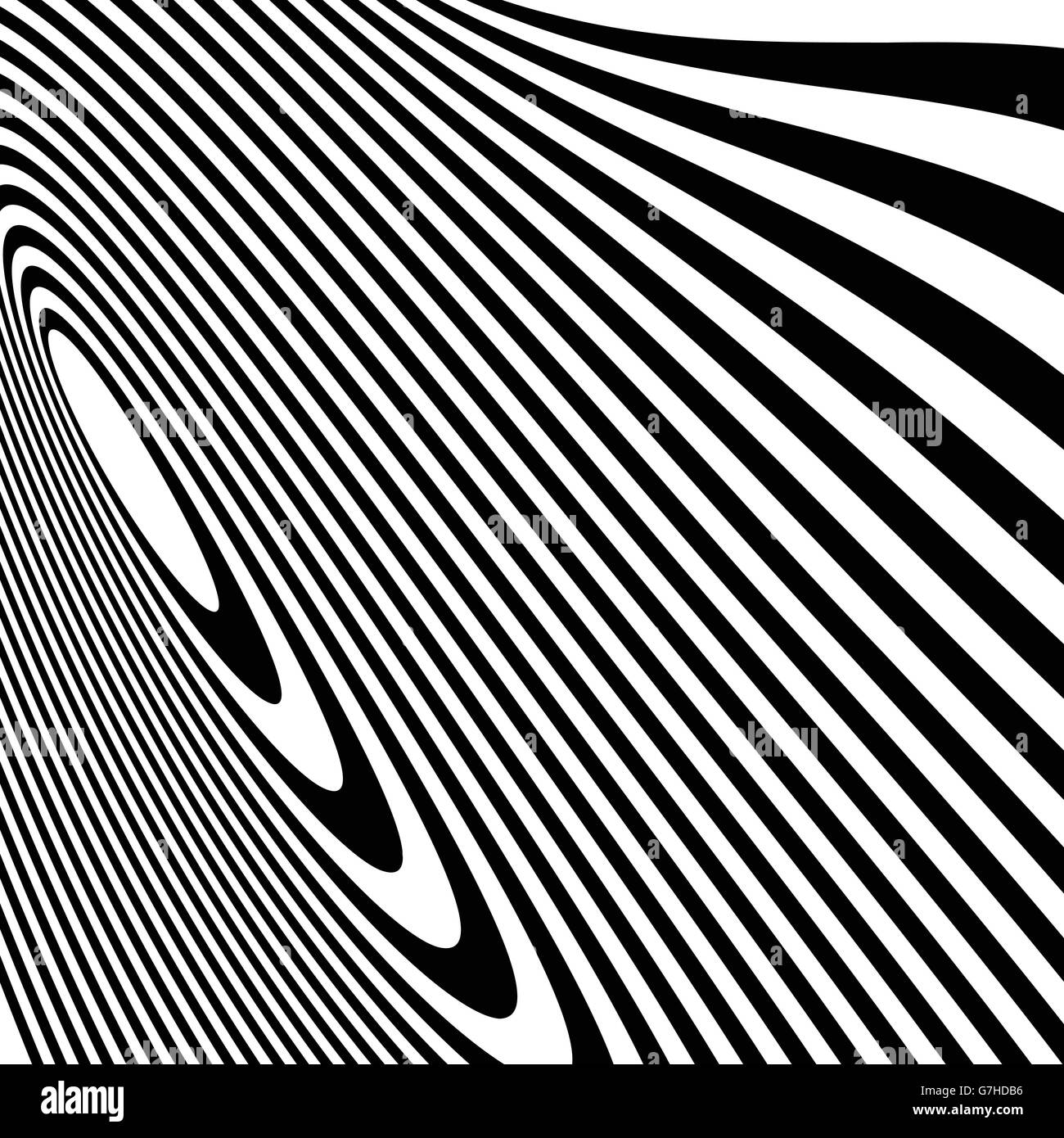 Curvy irregular dynamic lines. Abstract geometric pattern Stock Vector ...