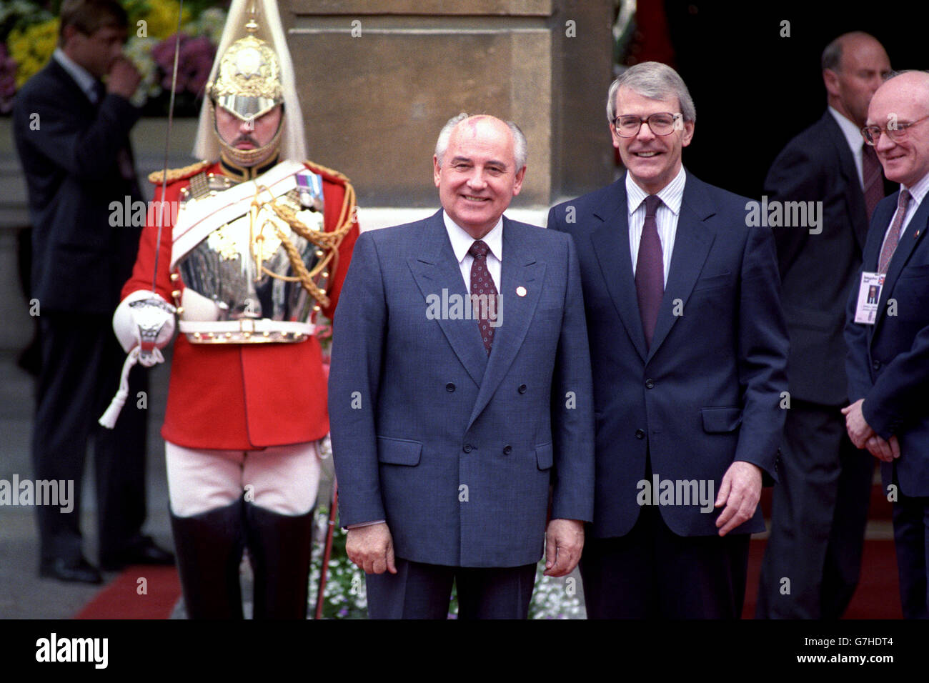 Politics - Mikhail Gorbachev Visit - Lancaster House, London Stock ...