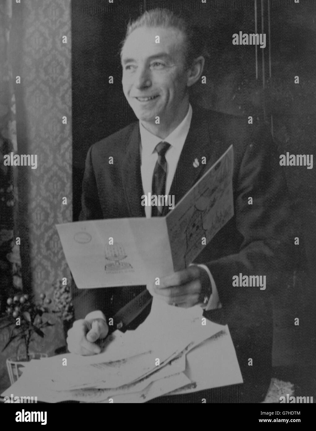 First professional footballer receive knighthood hi-res stock ...