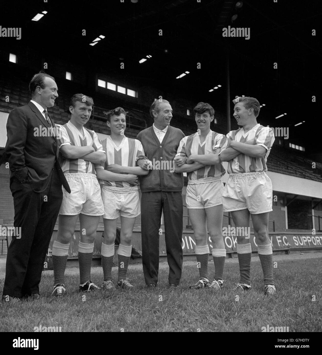 Stoke city manager tony waddington l hi-res stock photography and ...