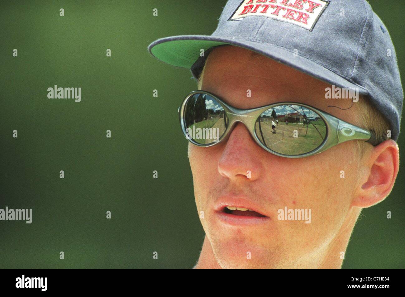 England Cricket. Zimbabwe tour. Alan Mullally, England Stock Photo - Alamy