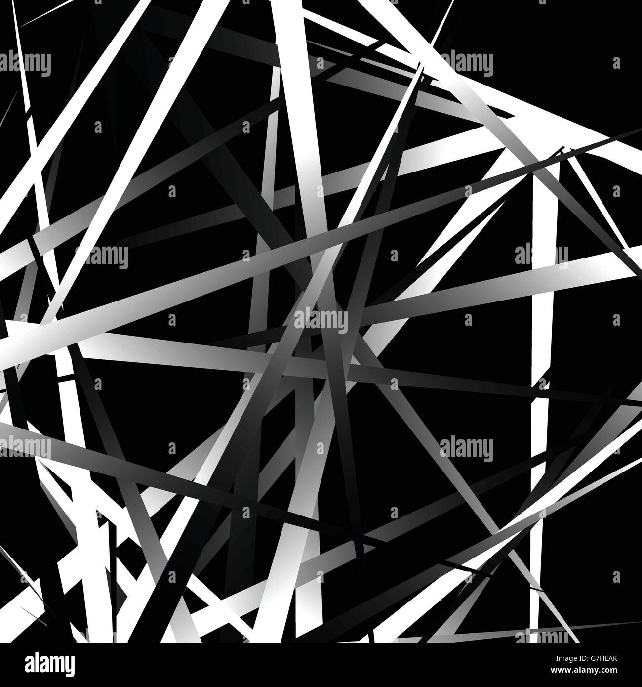 Edgy, pointed random overlapping shapes. Abstract art Stock Vector ...