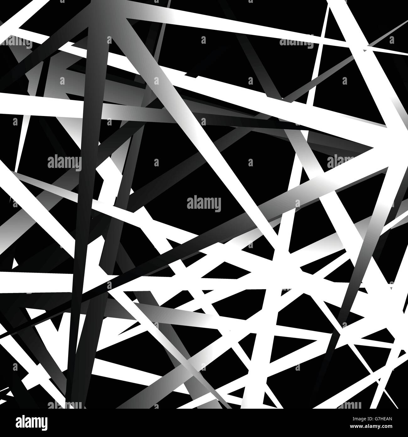 Edgy, pointed random overlapping shapes. Abstract art Stock Vector ...