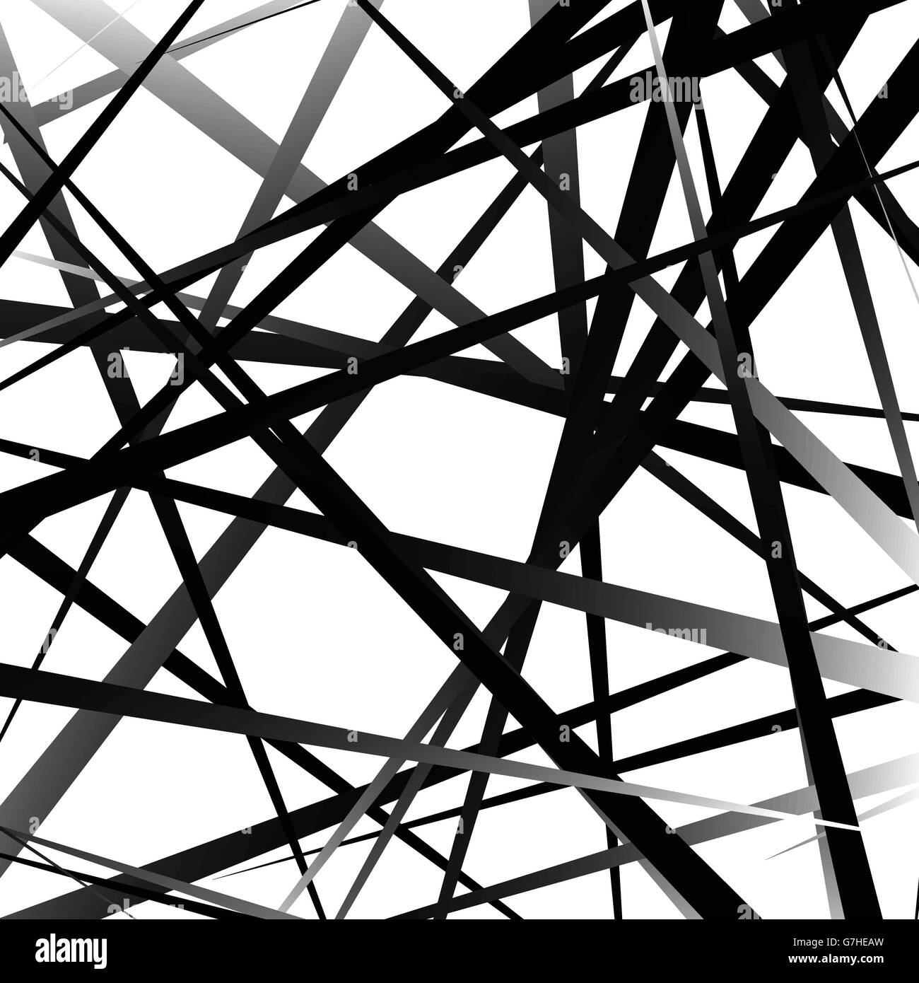 Edgy, pointed random overlapping shapes. Abstract art Stock Vector ...