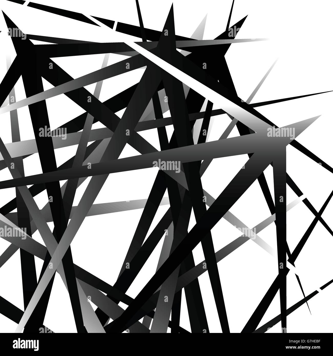 Fractal geometric shapes overlapping hi-res stock photography and ...