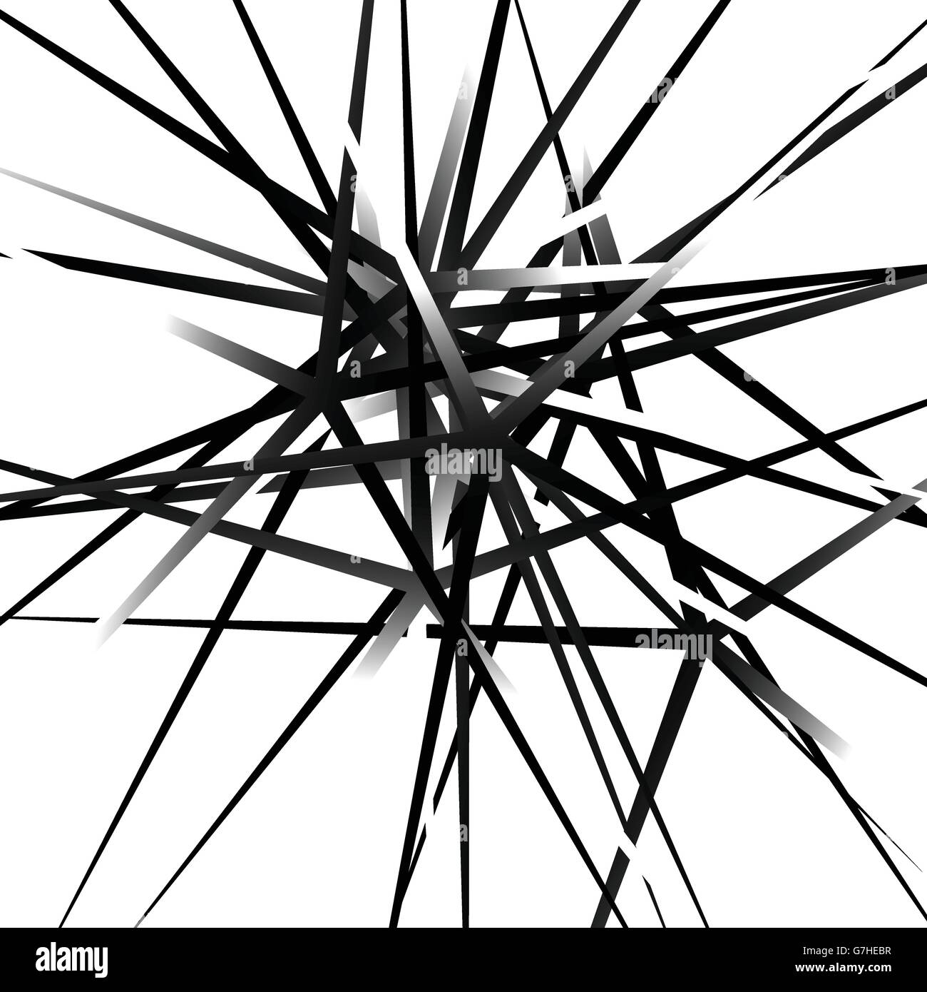 Edgy, pointed random overlapping shapes. Abstract art Stock Vector ...