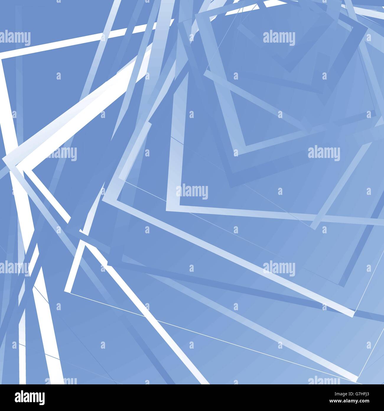 Geometric background w/ random squares. Edgy monochrome pattern with ...