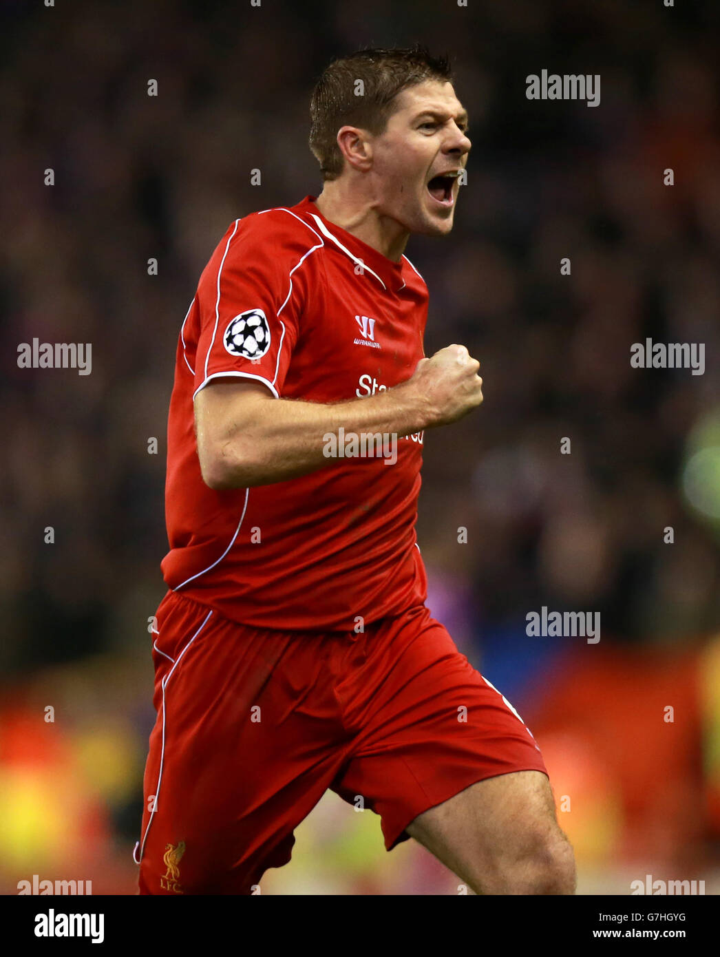 Steven Gerrard Celebrating