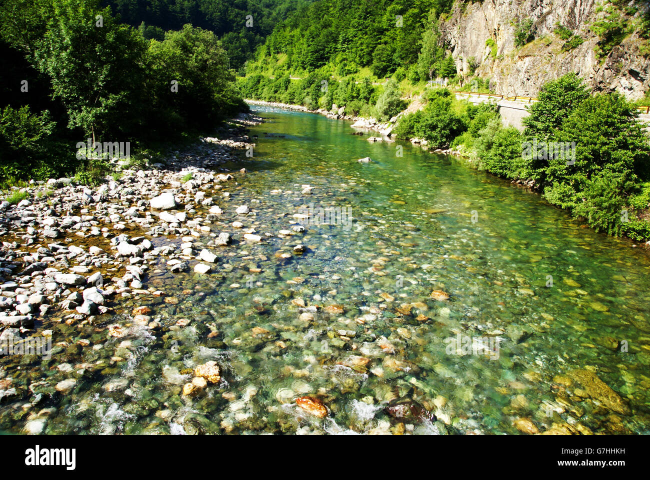 Tara River Canyon (also known as the Tara River Gorge) Montenegro Stock ...