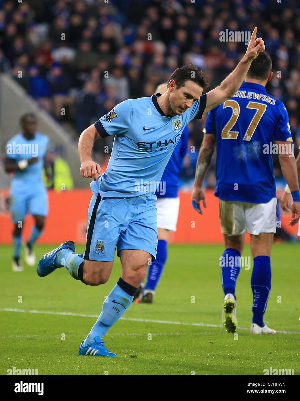 Manchester City's Frank Lampard celebrates after scoring his side's ...