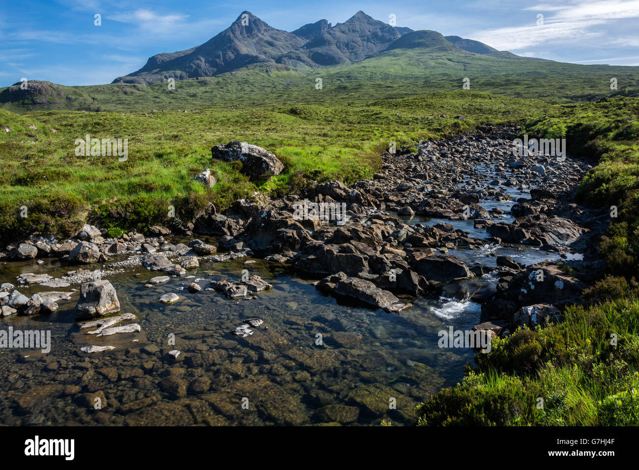 Black Cuillins, Sligachan, Isle of Skye, Scotland Stock Photo - Alamy