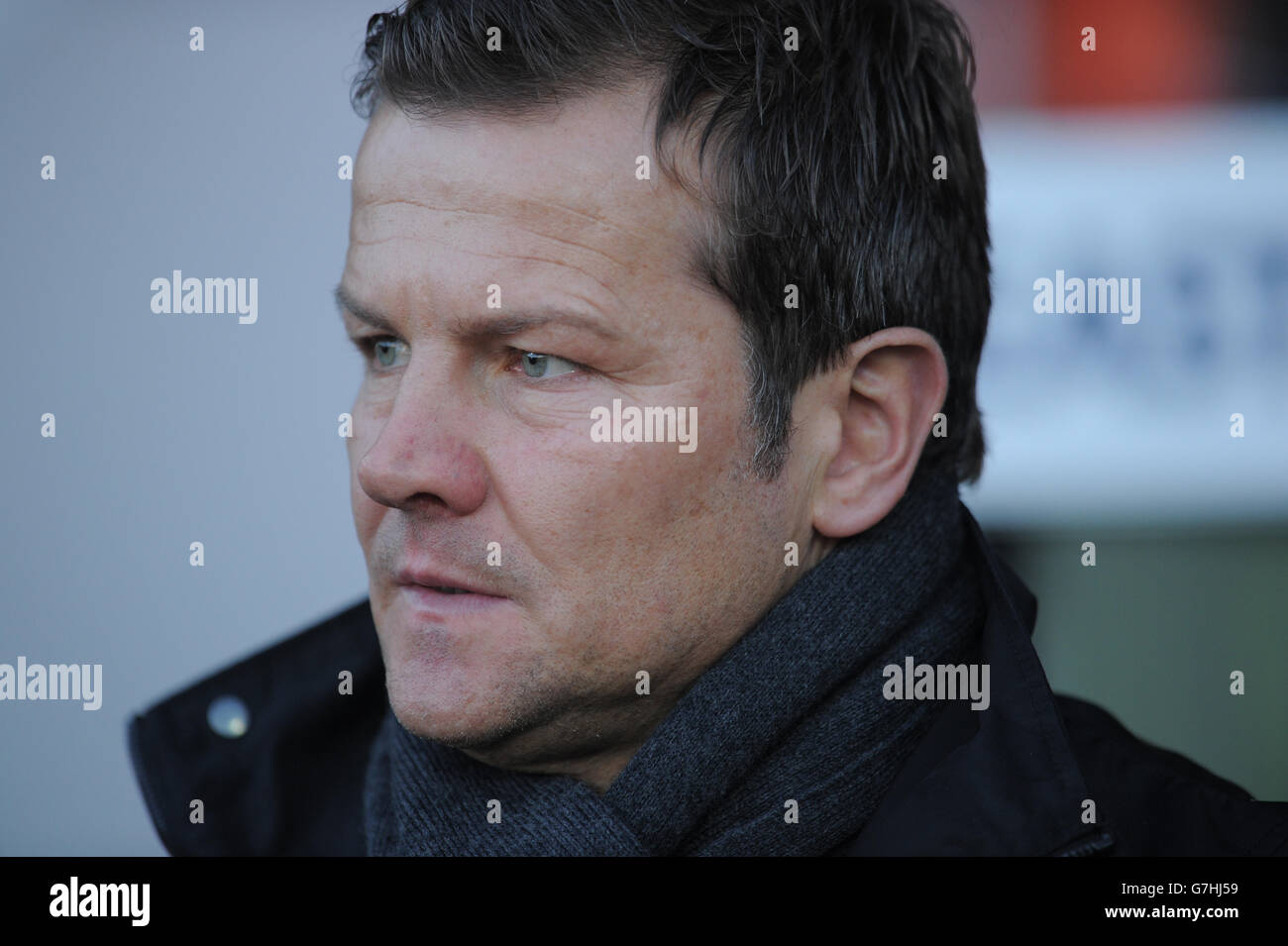 Swindon Town's manager Mark Cooper ahead of his sides match against ...