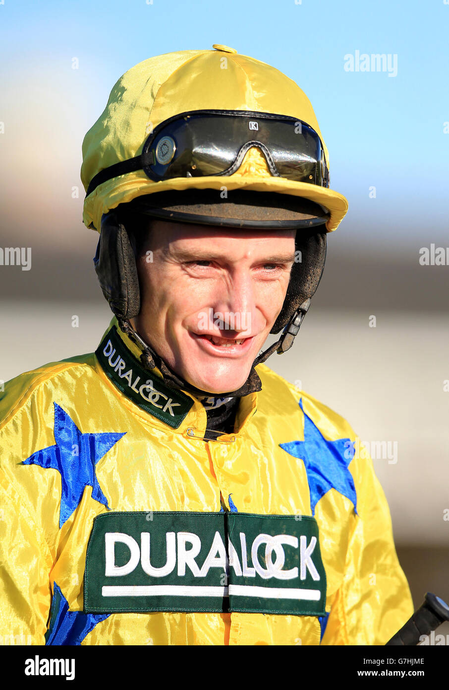 Jockey daryl jacob at doncaster racecourse hi-res stock photography and ...