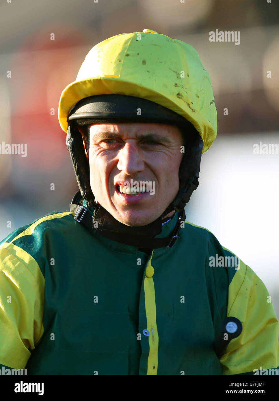 Jockey paddy brennan doncaster racecourse hi-res stock photography and ...