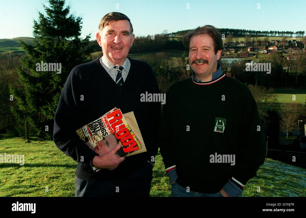 Bill mclaren ex rugby commentator at home hi-res stock photography and ...