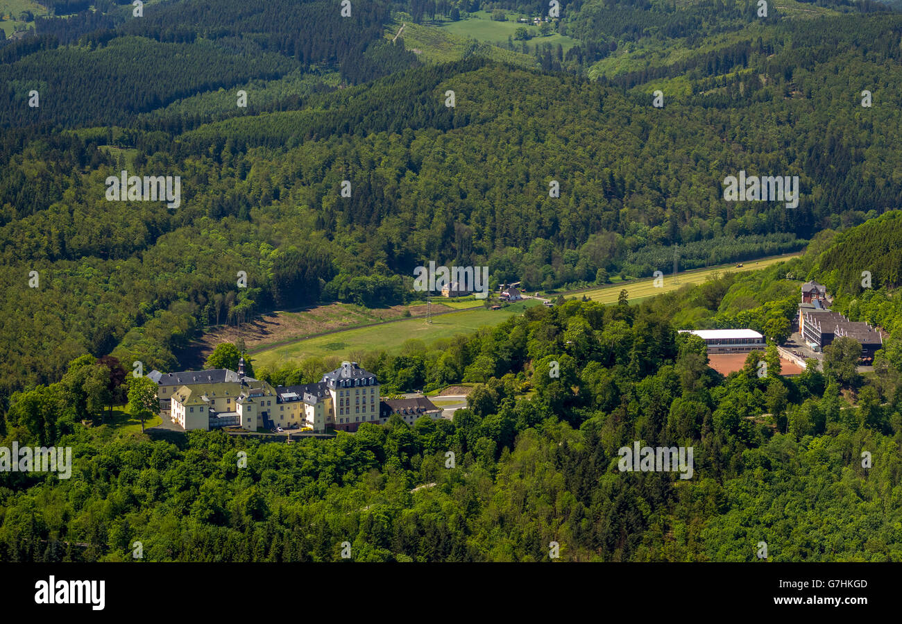 Aerial view schloss wittgenstein castle hi-res stock photography and ...
