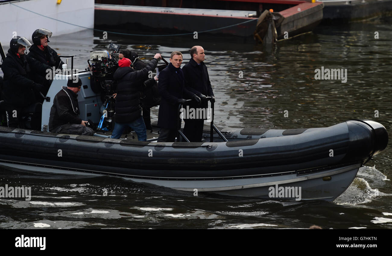 Spectre filming - London Stock Photo - Alamy