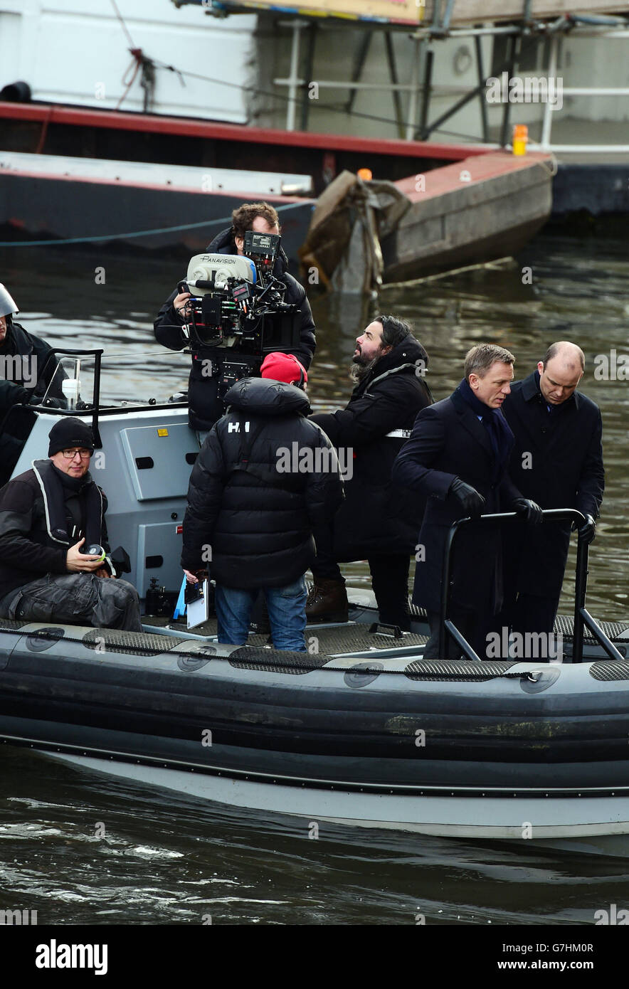 Spectre filming - London Stock Photo - Alamy