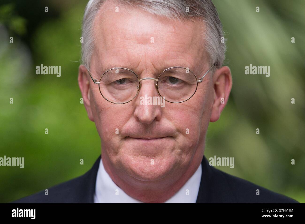 Hilary Benn arrives back at his home in London after appearing on the ...