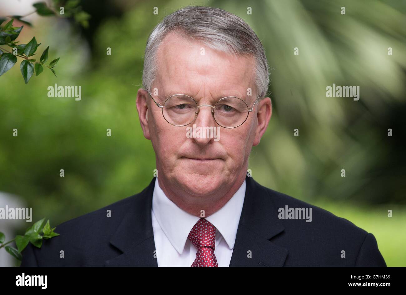 Hilary Benn arrives back at his home in London after appearing on the ...
