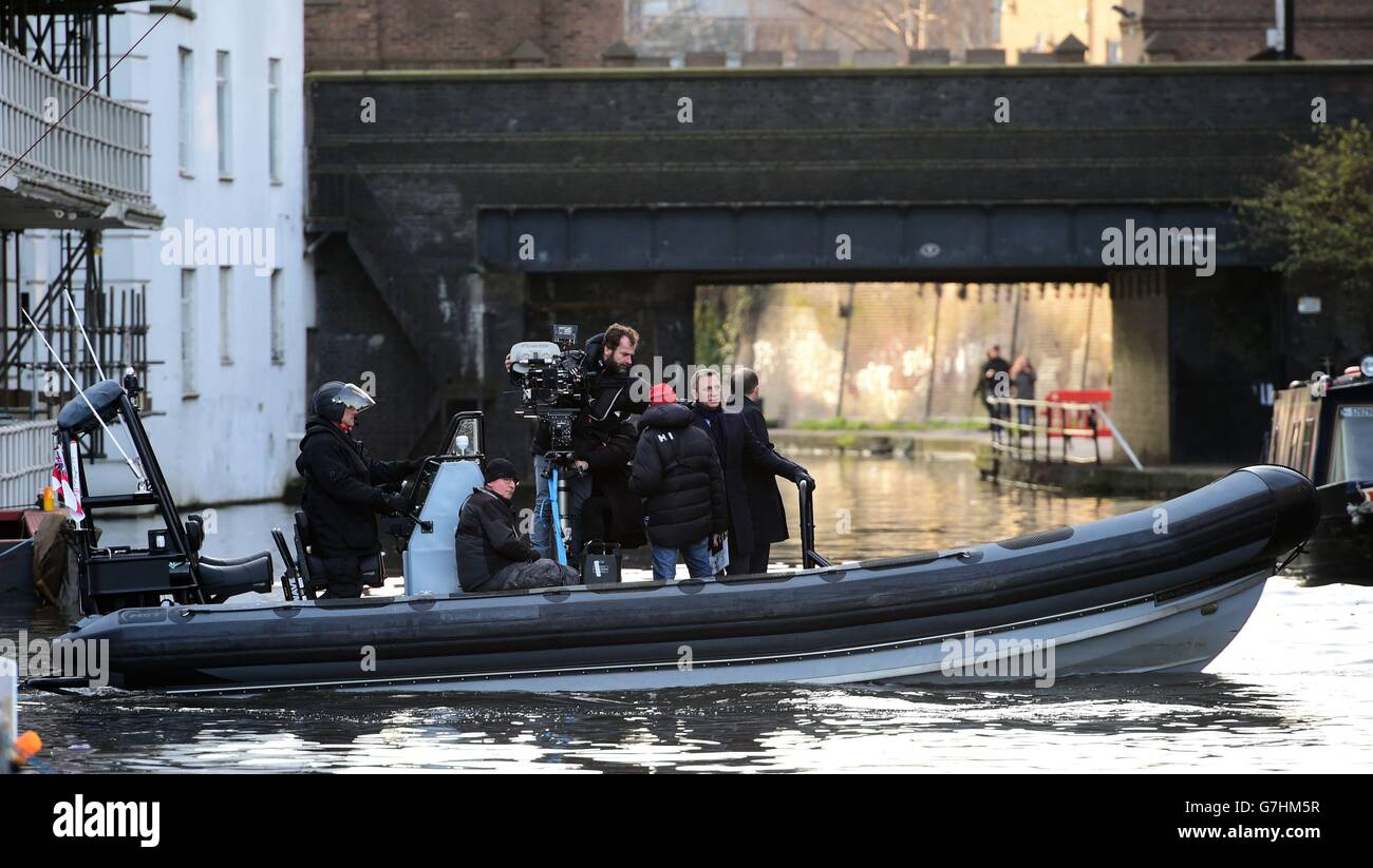Spectre filming - London Stock Photo - Alamy