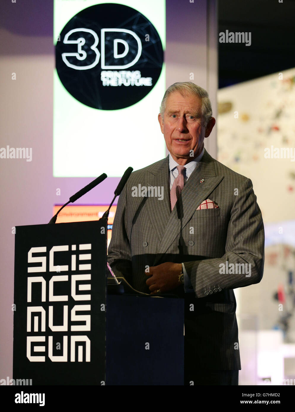 The Prince of Wales speaking at the opening of the Engineer Your Future ...