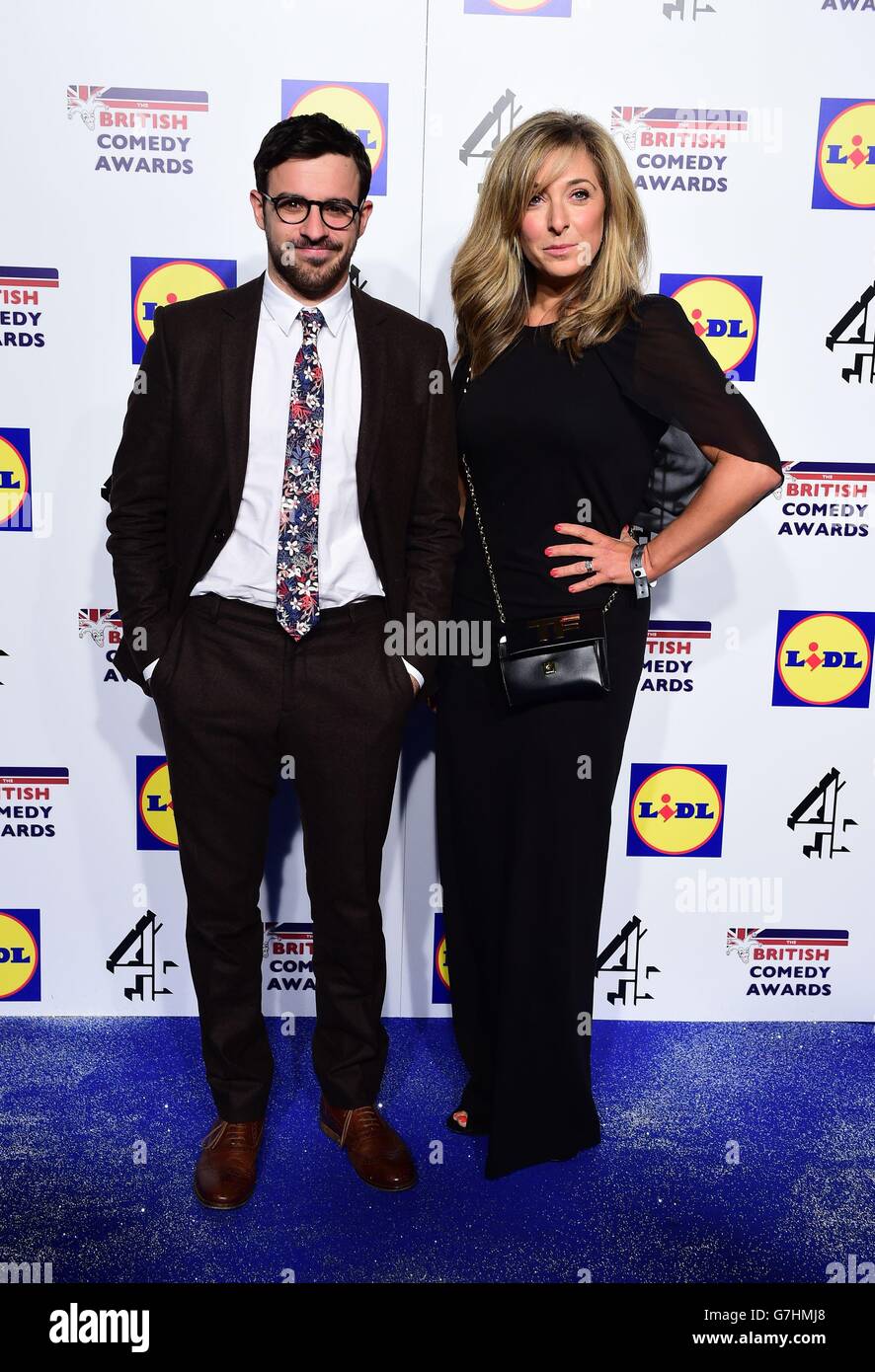 Simon bird attending british comedy awards fountain studios in wembley ...
