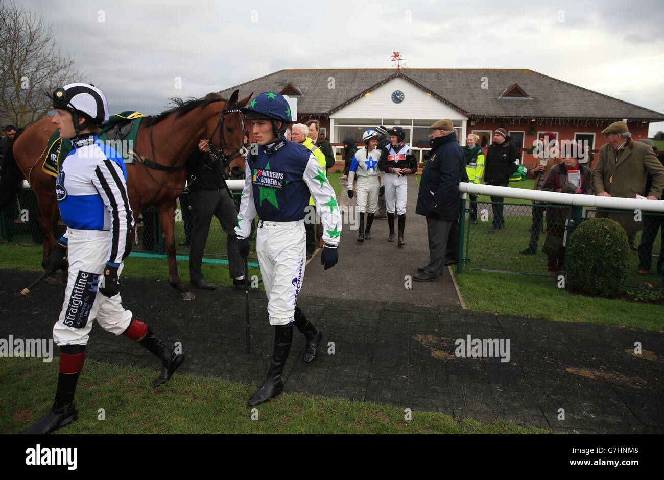 Horse Racing - Bangor-on-Dee Racecourse Stock Photo - Alamy