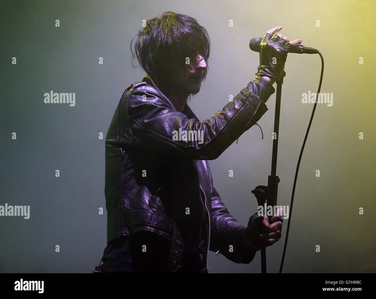 Faris Badwan of The Horrors performing live at the XFM Winter ...